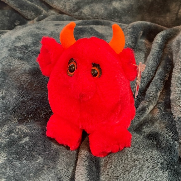 PUFFKIN | Other | Vintage Puffkin Red The Devil | Poshmark